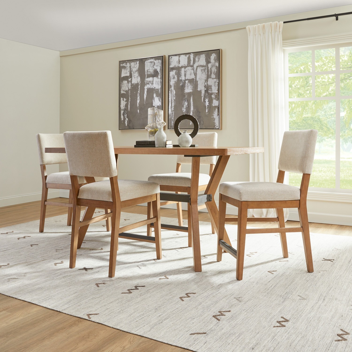 Millwork Counter Height Dining Room Set Flexsteel | Furniture Cart