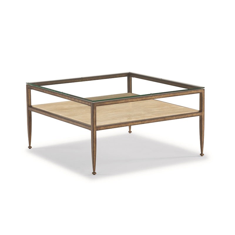 Venice Square Cocktail Table Flexsteel | Furniture Cart