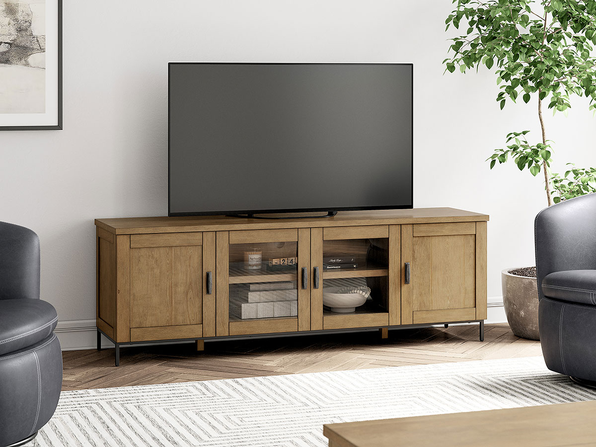 Torlanta Extra Large TV Stand Signature Design | Furniture Cart