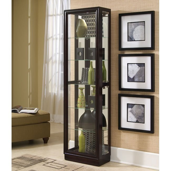 Slim curio cabinet store