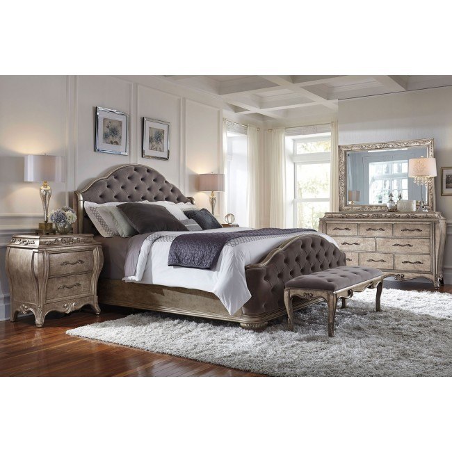 Rhianna Upholstered Bedroom Set Pulaski Furniture 3 Reviews Furniture Cart