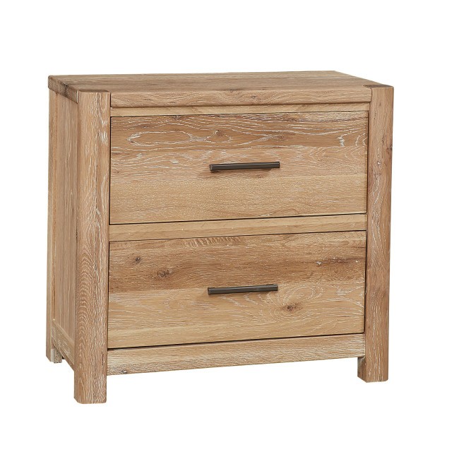 Crafted Oak Nightstand (Bleached White) Vaughan Bassett | Furniture Cart Crafted Oak Nightstand (Bleached White) Vaughan Bassett | Furniture Cart