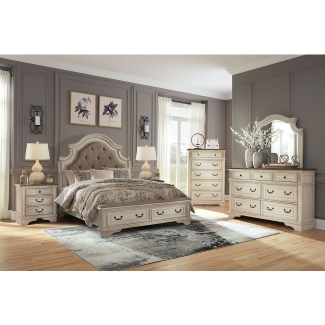 Realyn Storage Bedroom Set Signature Design Furniture Cart