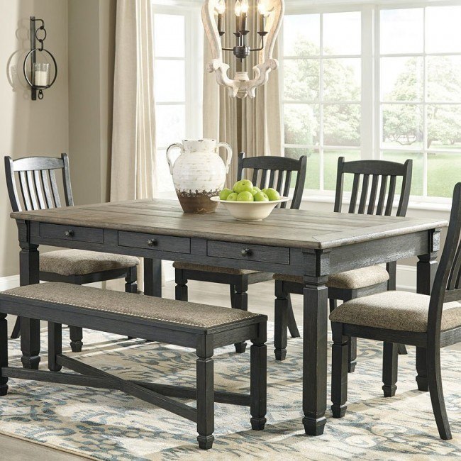 Tyler Creek Rectangular Dining Table Signature Design | Furniture Cart Tyler Creek Rectangular Dining Table Signature Design | Furniture Cart