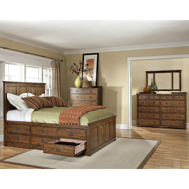 Oak set of drawers store