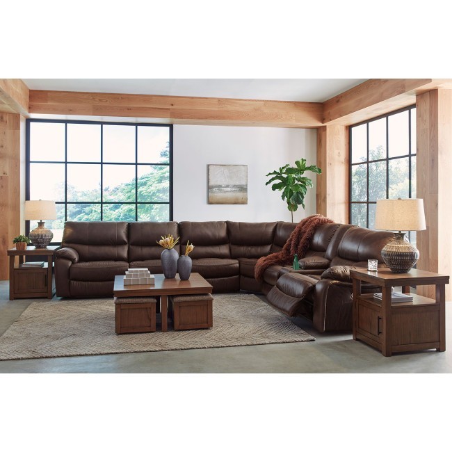 Light brown reclining sectional store