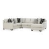 Huntsworth Dove Gray Modular Right Chaise Sectional Signature Design, 1 ...