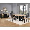 Magnolia Dining Room Set (Black And Natural) Steve Silver Furniture ...