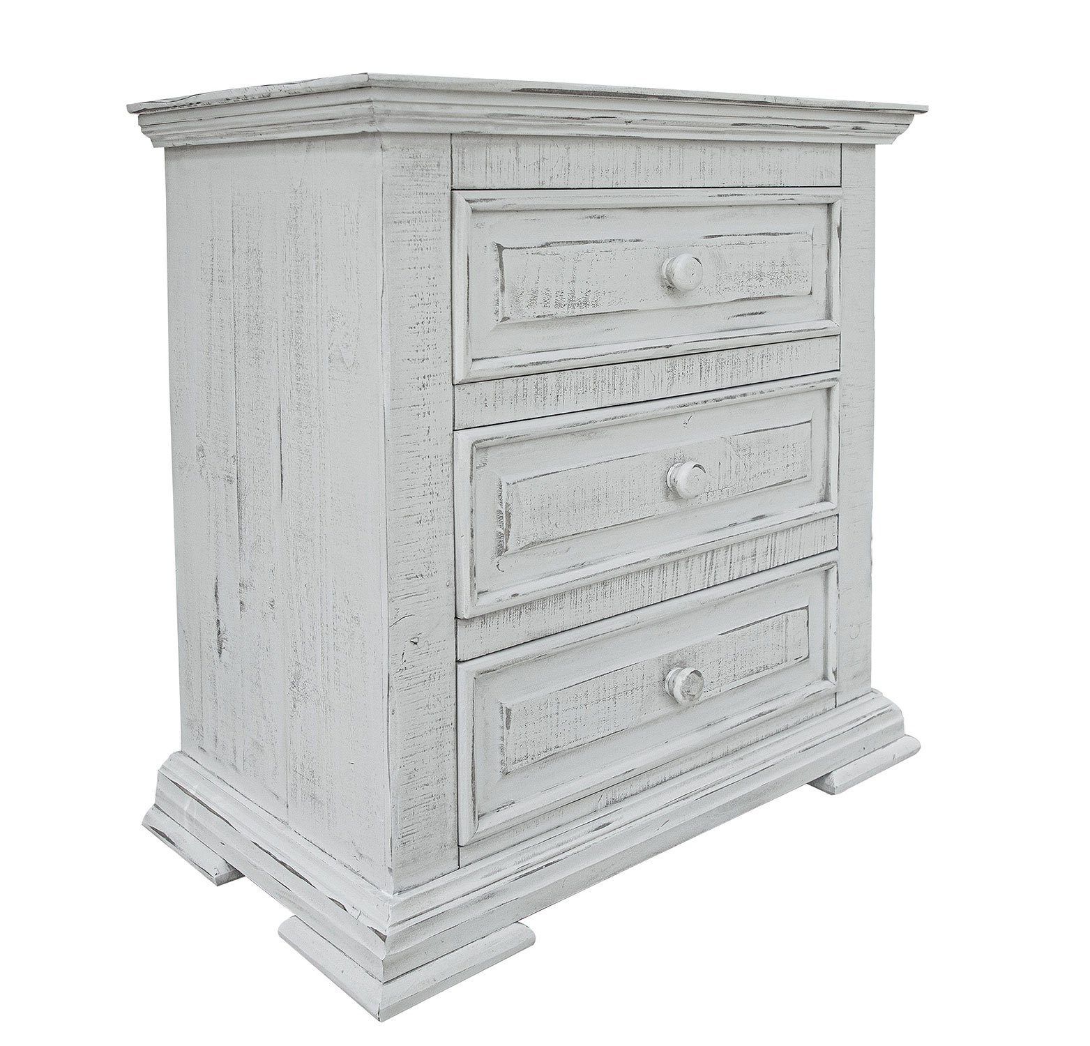 Bella Panel Bedroom Set (White) IFD Furniture | Furniture Cart